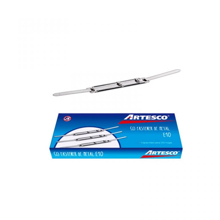 Fastener Metálico Caja x 50 Unidades Marca: ARTESCO – PEPE LÁPIZ